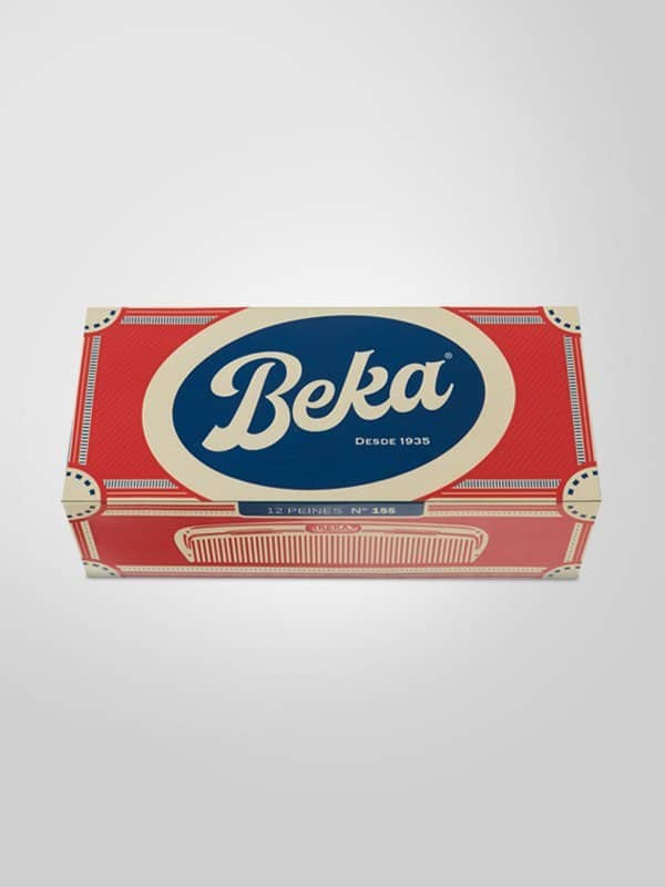 12 peines Beka 155 para caballero. Clásico de puntas curvas – Tienda Beka